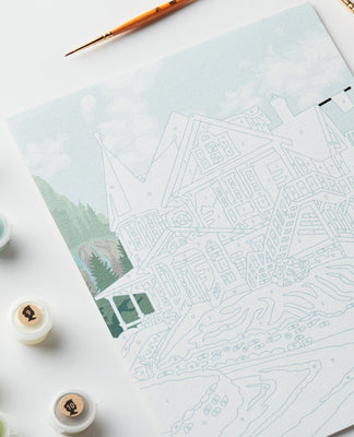 LAIKA: Paint the Pink Palace with Elle Cree Paint-by-Number – The LAIKA Shop