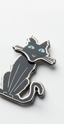 LAIKA: Wear the Wise and Wonderful Coraline Cat Enamel Pin – The LAIKA Shop